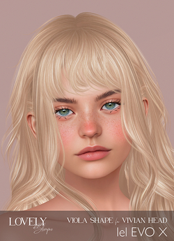Second Life Marketplace - VIOLA Shape for lel EVO X Vivian 3.1