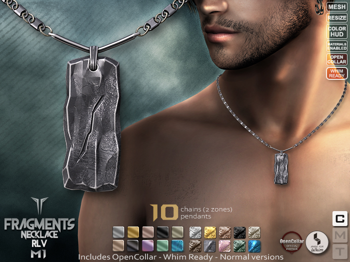 Second Life Marketplace - **RE** Fragments Necklace M1 - OpenCollar ...