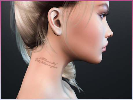 Second Life Marketplace - FB - Love ghosts - neck tattoo - (lel EvoX)