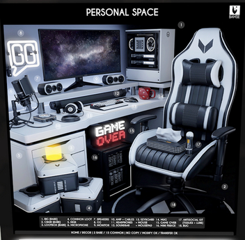 Second Life Marketplace - 2. BAMSE : Personal Space - Chair RARE