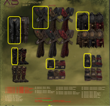 Second Life Marketplace - [AD] - Stardust SET black all bodys