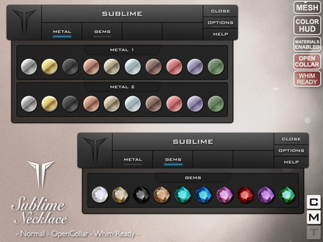 Second Life Marketplace - **RE** Sublime Star Necklace RLV - OpenCollar ...