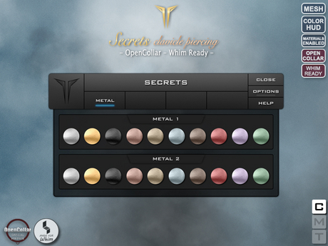 Second Life Marketplace - **RE** Secrets Clavicle Piercing RLV - Bow ...