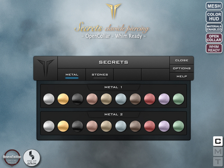 Second Life Marketplace - **RE** Secrets Clavicle Piercing RLV ...