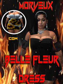 Second Life Marketplace - !Morveux!- Belle Fleur (Cow)