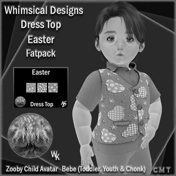 Second Life Marketplace - WD Kids Dress Top DEMO