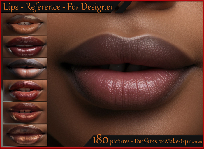 Second Life Marketplace - 180 Lips-references- B1 -- Fullperm