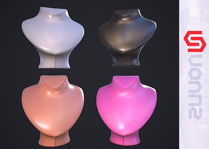 Second Life Marketplace - Necklace/Neck Mannequin II - Display {Mesh}