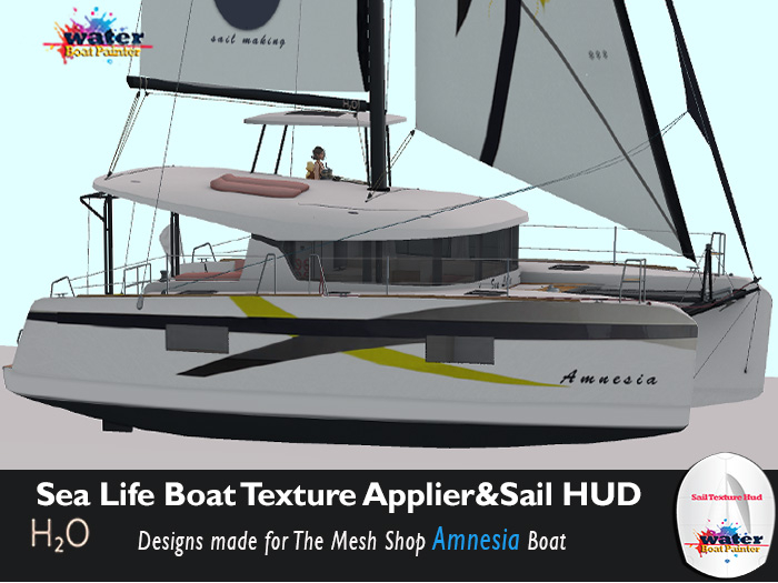 Second Life Marketplace - W:B:P:Amnesia Sea Life Boat Texture Applier ...