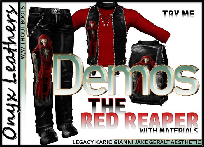 Second Life Marketplace - Demos for Red Reaper Outfit Kario Legacy ...