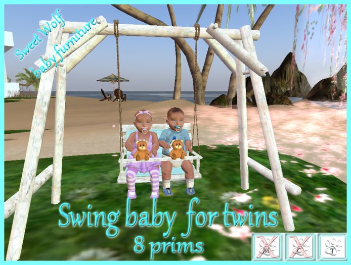 Second Life Marketplace - Swing baby for twin