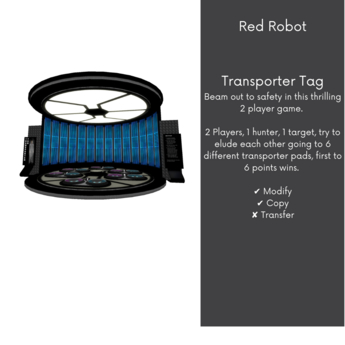 Second Life Marketplace - [RR] Transporter Tag