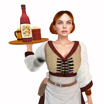 Second Life Marketplace - [NF] - Female Medieval Outfit - [Tavern ...