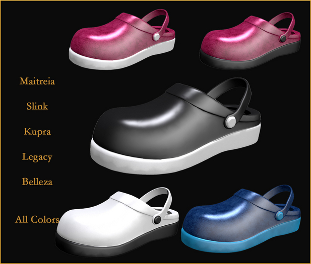 Second Life Marketplace - K&R Flip Flops Maitreya, Kupra. Legacy ...