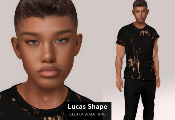 Second Life Marketplace - ⏩ [Stanley] Lucas Shape Wade - Lelutka Wade ...