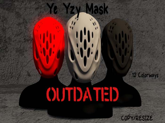 Second Life Marketplace - OD.// Ye Yzy Mask FP
