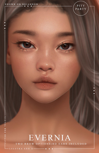 Second Life Marketplace - { Pity Party } Evernia Lel Evo X Tone Porcelain {Wear Me}