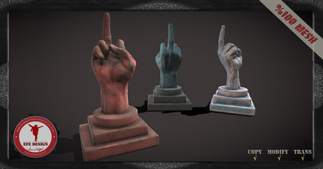 Second Life Marketplace - (Efe Design) Obscene Statue Fatpack Fullperm
