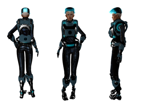 Second Life Marketplace - Cyborg outfit