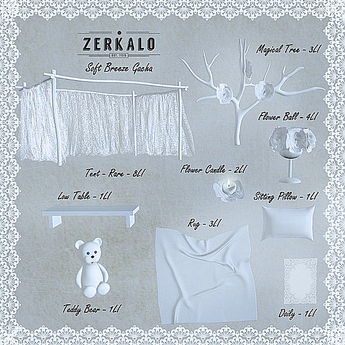 Second Life Marketplace - [ zerkalo ] Soft Breeze - Sitting Pillow