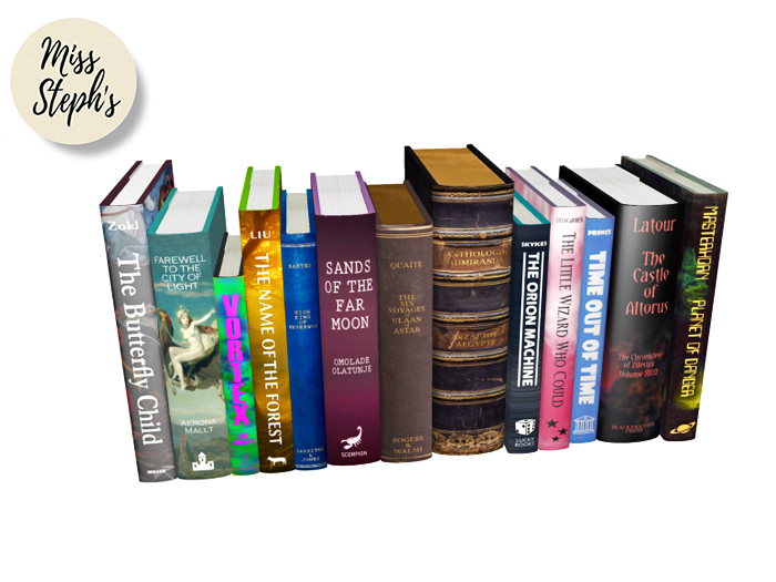 Second Life Marketplace - Shelf Books - Set 4 - SciFi & Fantasy