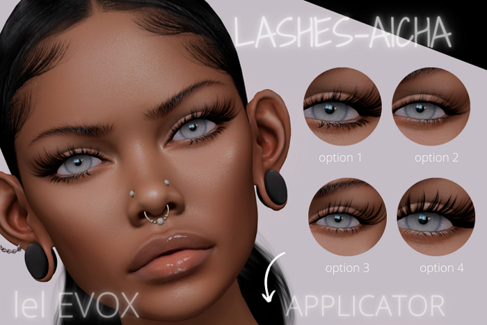 Second Life Marketplace - LASHES AICHA ONLY LEL EVOX