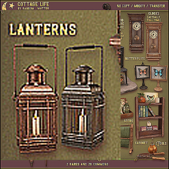 Second Life Marketplace - .random.Matter. - Cottage Life - Lantern [Copper]