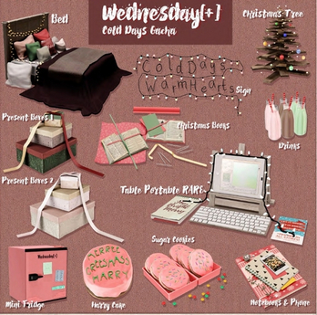 Second Life Marketplace - Wednesday[+] ~ Cold Days ~ Sign - COMMON