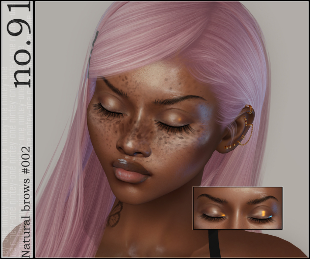 Second Life Marketplace - No.91 - Natural brows #002 evoX