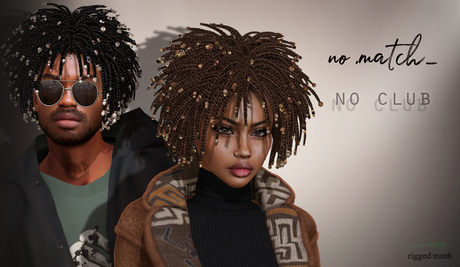 Second Life Marketplace - no.match_ ~ NO_CLUB ~ Pack of BLACKS