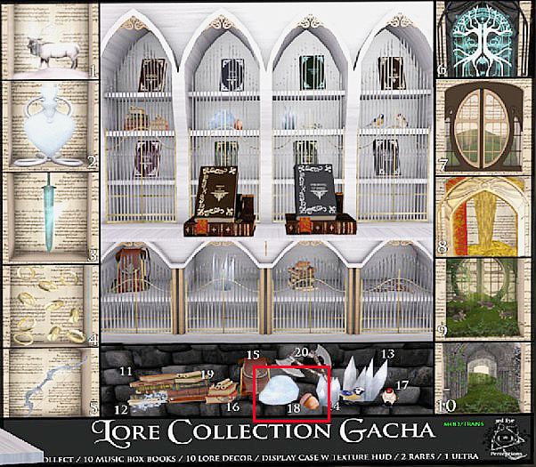Second Life Marketplace - 3rd Eye_ Lore 18 ( Arkenstone & Acorn ) UNCOMMON