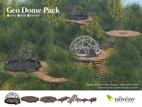 Second Life Marketplace - Noveny - Geo Dome Pack - AddMe