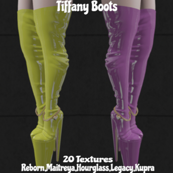 Second Life Marketplace - {Chaotic}Tiffany Boots {add me} {DEMO}