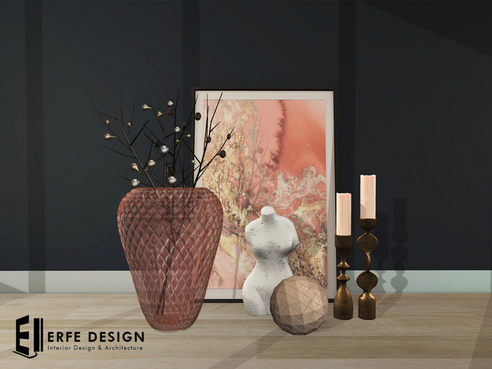 Second Life Marketplace - -Vintage Pinky Decorative Set 4 LI [Erfe ...