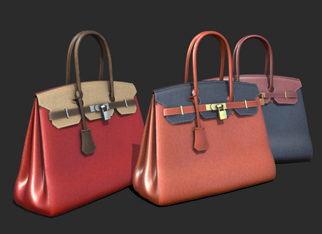 Second Life Marketplace - Art Studio.FULL PERM \\ Hrms Business Lady Bag