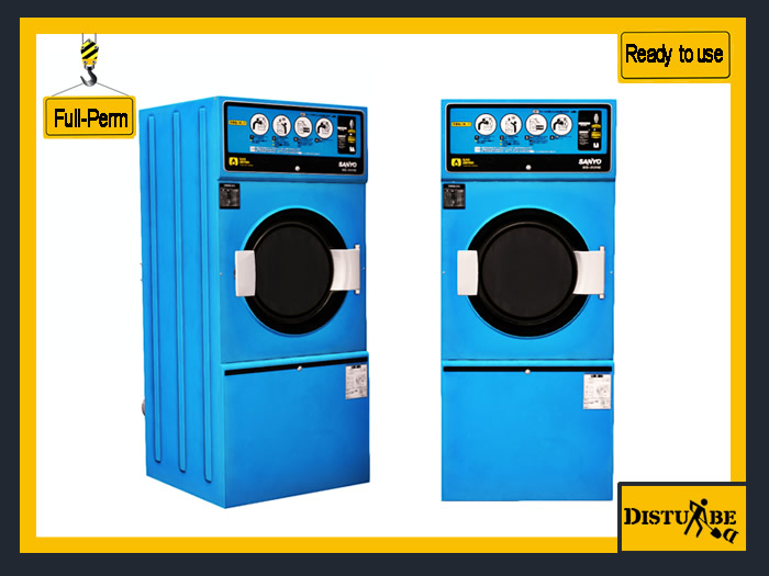 Second Life Marketplace - ::DisturbeD:: Coin Dryer Machine - FULL PERM MESH