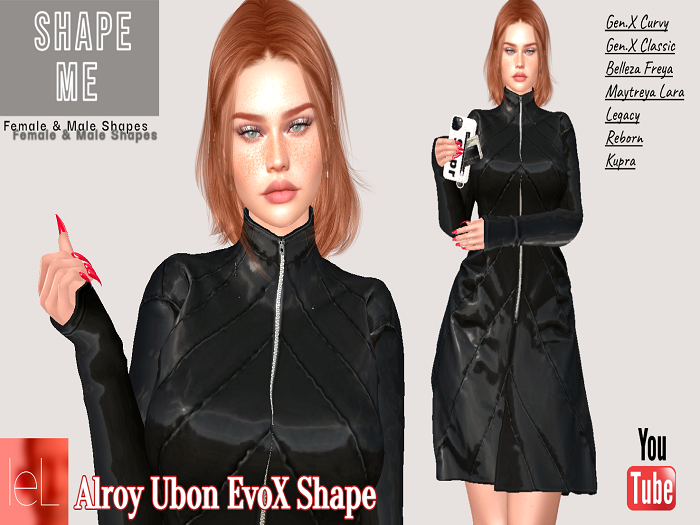 Second Life Marketplace - Shape Me - Alroy Ubon Head EvoX Shape