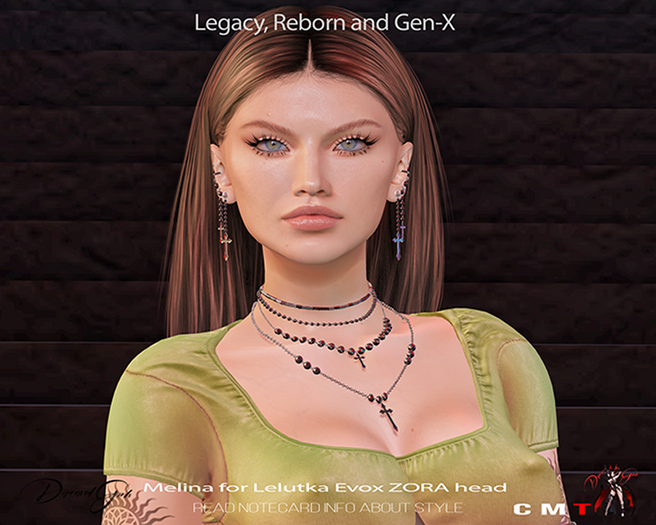 Second Life Marketplace - !**Depraved Girls**".Melina for Lelutka EvoX ...