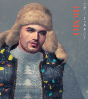 Second Life Marketplace - E.Storm Fur hat. Ashton DEMO
