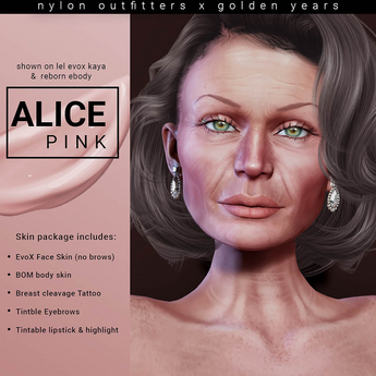 Second Life Marketplace - (NO) Golden Years - Alice Skin - Pink