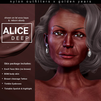 Second Life Marketplace - (NO) Golden Years - Alice Skin - Deep