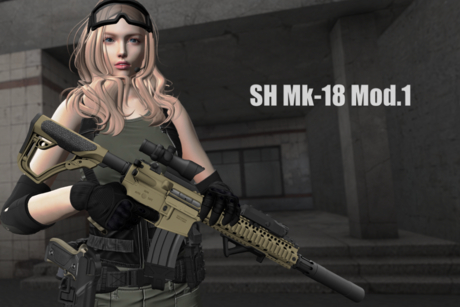Second Life Marketplace - SH RP Prop Gun - Mk-18 Mod.1 (Female Version)