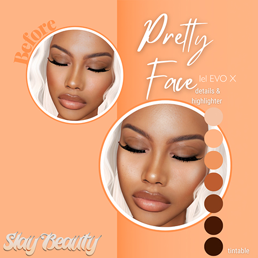 Second Life Marketplace - Slay Beauty - Pretty Face EVO X (Details ...