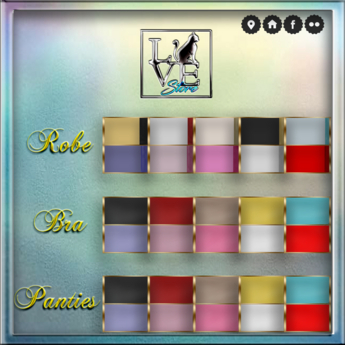 Second Life Marketplace - =LCS= Erika Mesh Robe & Lingerie Spa Set w ...