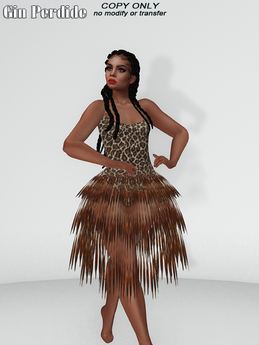 Second Life Marketplace - Leopard Dancer Outfit