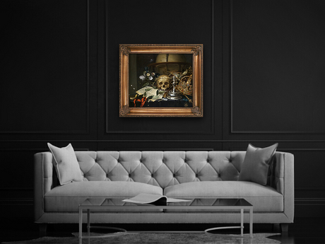 Second Life Marketplace - Skull & Crown - Andriessen Classic Vanitas ...