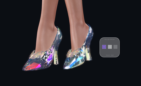 Second Life Marketplace - Starlight Designs - Crystal Glass Slippers