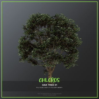 Second Life Marketplace - CHLOROS // Oak tree 01