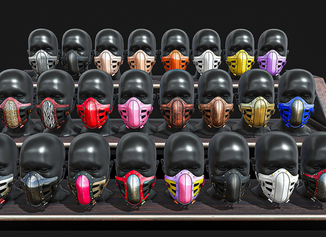 Second Life Marketplace - Art Studio.FULL PERM \\ Face Mask Packs