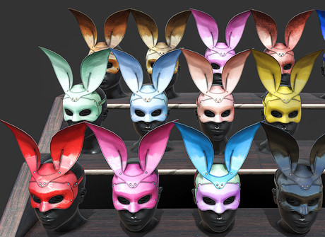 Second Life Marketplace - Art Studio.FULL PERM \\ Bunny Mask Packs